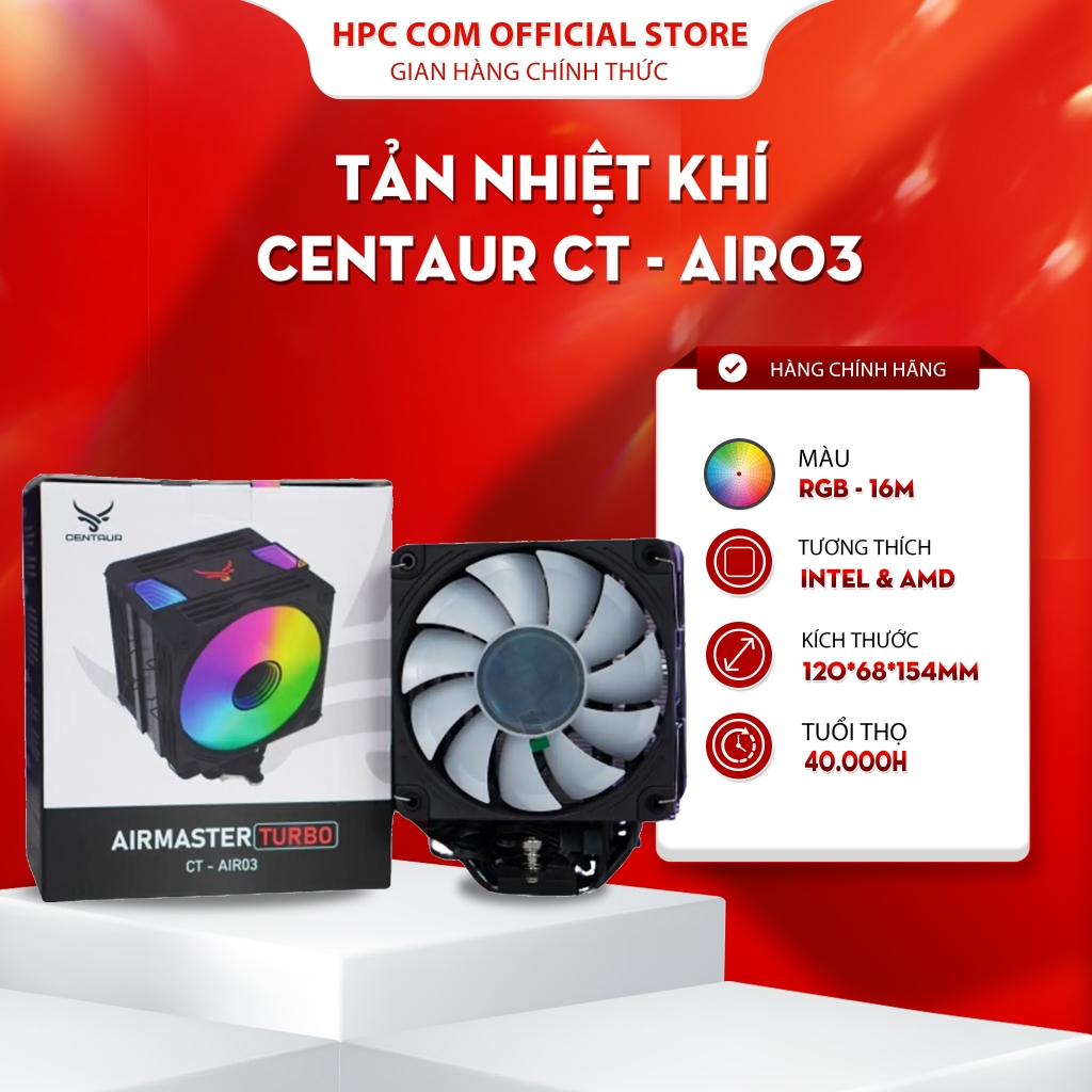 Fan tản nhiệt CPU CENTAUR AIRMASTER TURBO CT-AIR03 - Hàng chính hãng ...
