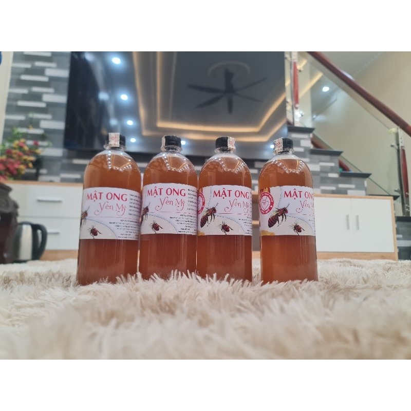 Mật Ong OCOOP Yên Mỹ Hoa Vải, Nhãn, Chai 1L Đạt Chuẩn Chất Lượng 3 Sao | Shopee Việt Nam