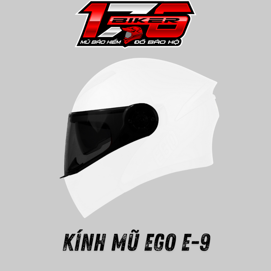 Kính chắn mũ bảo hiểm Fullface EGO E-9 (EGO E9) - BIKER 176 - Mũ bảo hiểm & Đồ bảo hộ Vũng Tàu ...