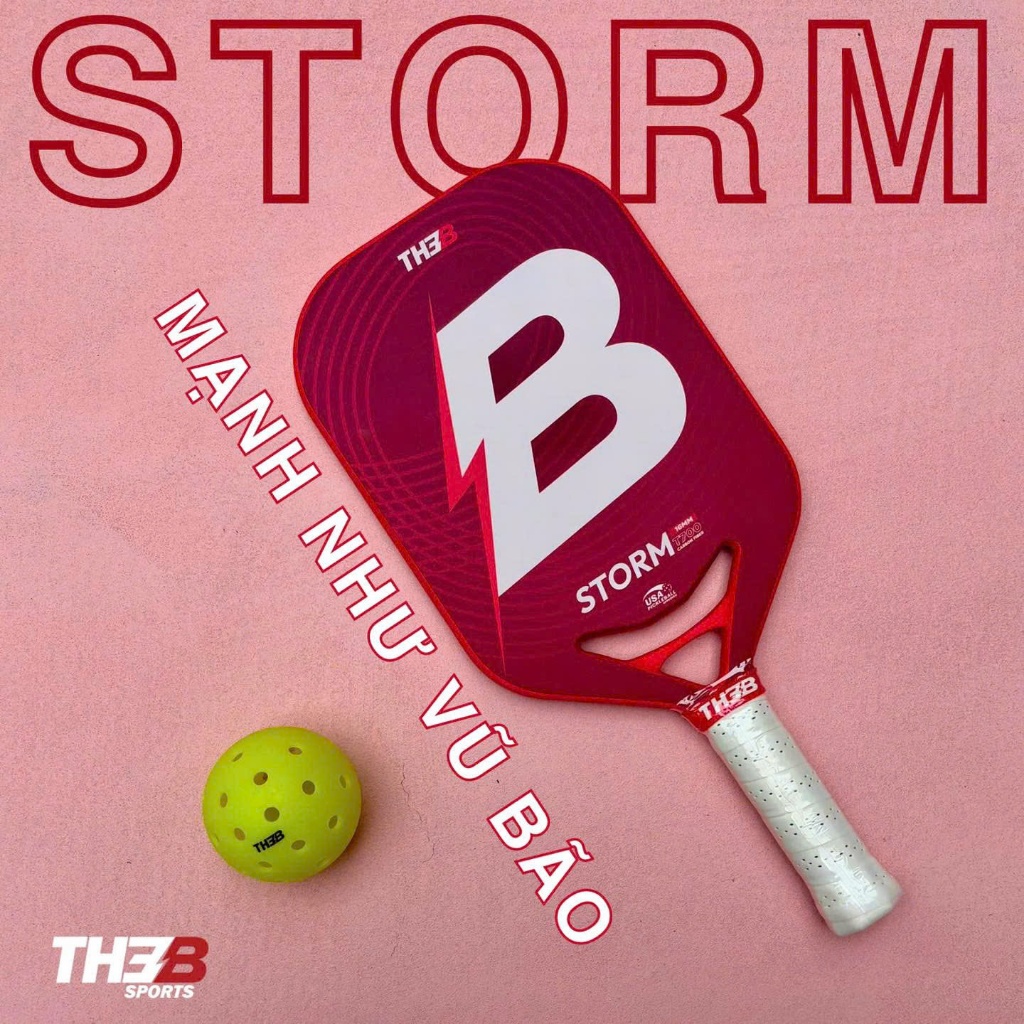 Vợt Pickleball The B Sport Storm cao cấp - thiết kế siêu cá tính (Full ...