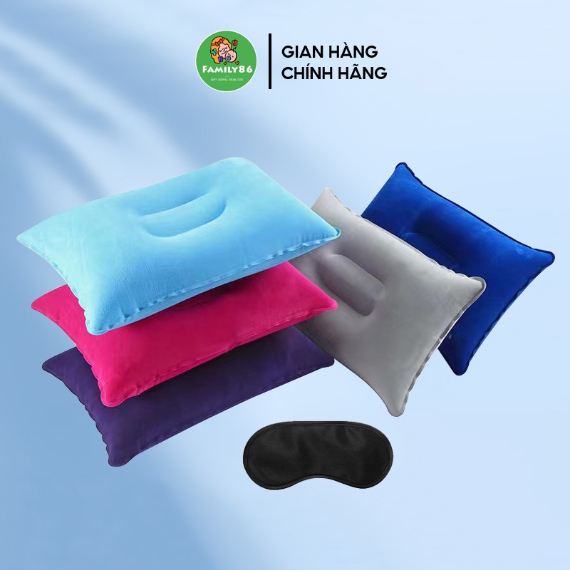 Gối Hơi Cao Cấp Gấp Gọn, Gối Ngủ Văn Phòng Gối Bơm Hơi Du Lịch Kê Cổ Dã ...