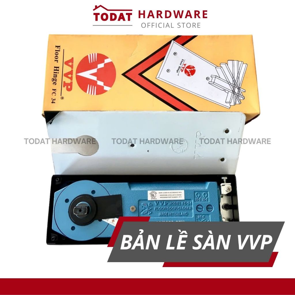 [Chính Hãng THÁI LAN] Bản Lề Sàn Cửa Kính Cường Lực VVP Thái Lan FC34 | Shopee Việt Nam