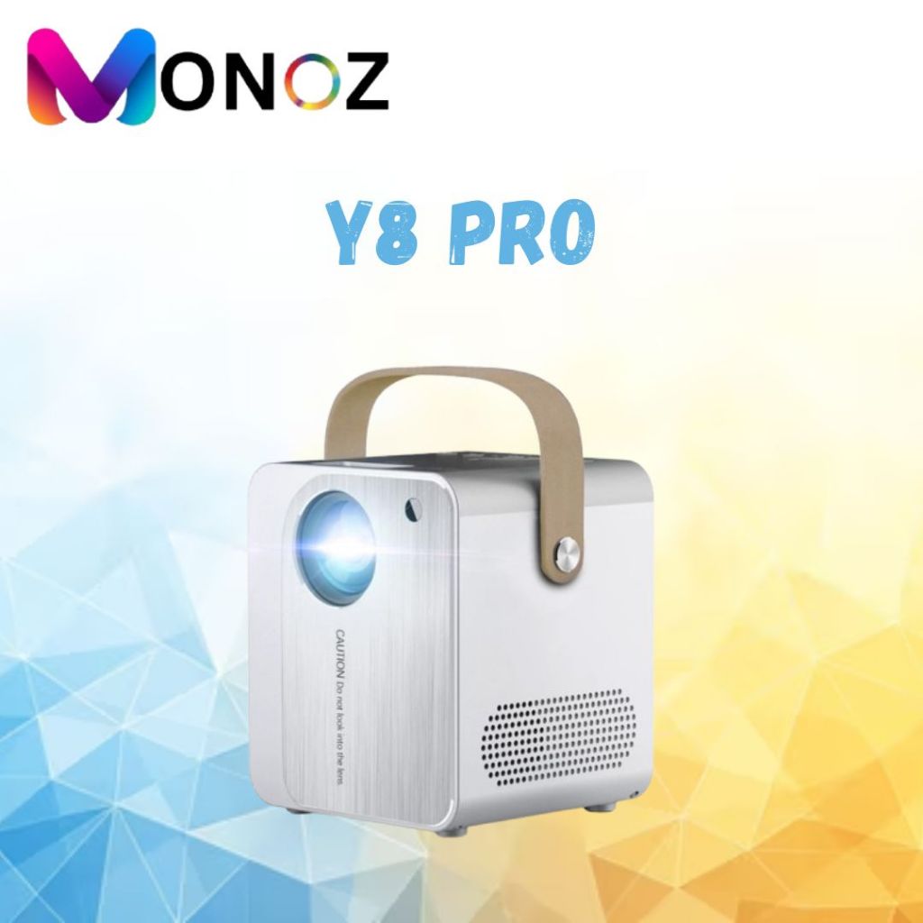 (Monoz) Máy chiếu mini Android TV Y8 PRO 2024 - Kết nối nhiều thiết bị ...