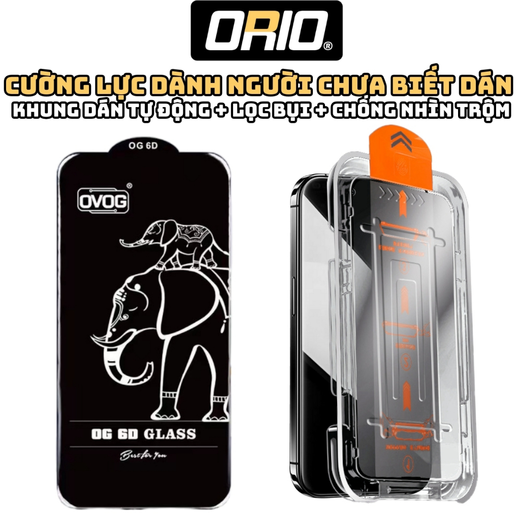 Kính Cường Lực iPhone OG6D, Dán Tự Động Automatic, 21D, 2.5D xr/xsmax ...
