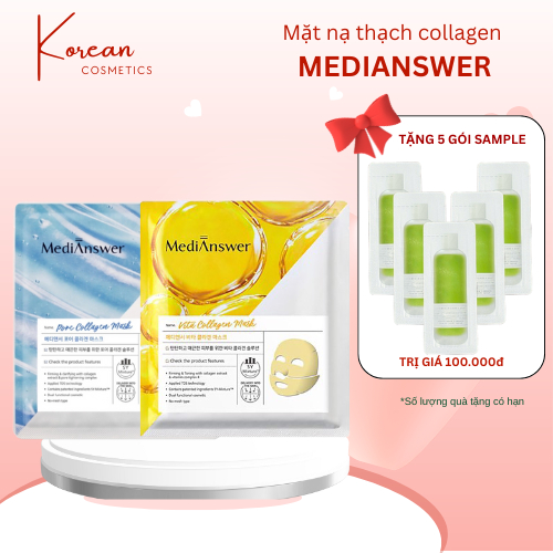 Mặt nạ thạch Collagen, Medi Answer Vita Collagen Mask 37g x 5 miếng ...