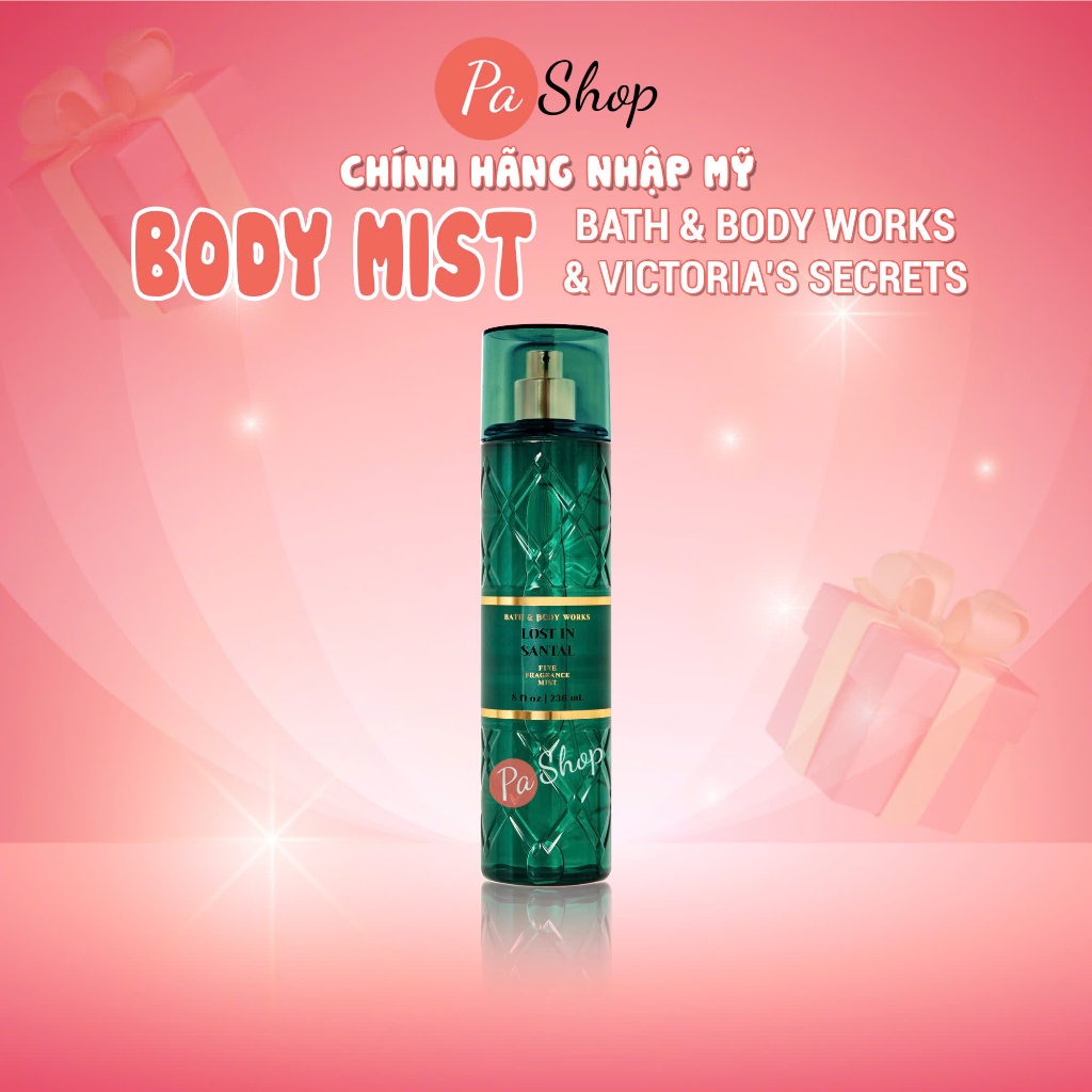 Body mist NAM chính hãng Bath Body Works | Shopee Việt Nam