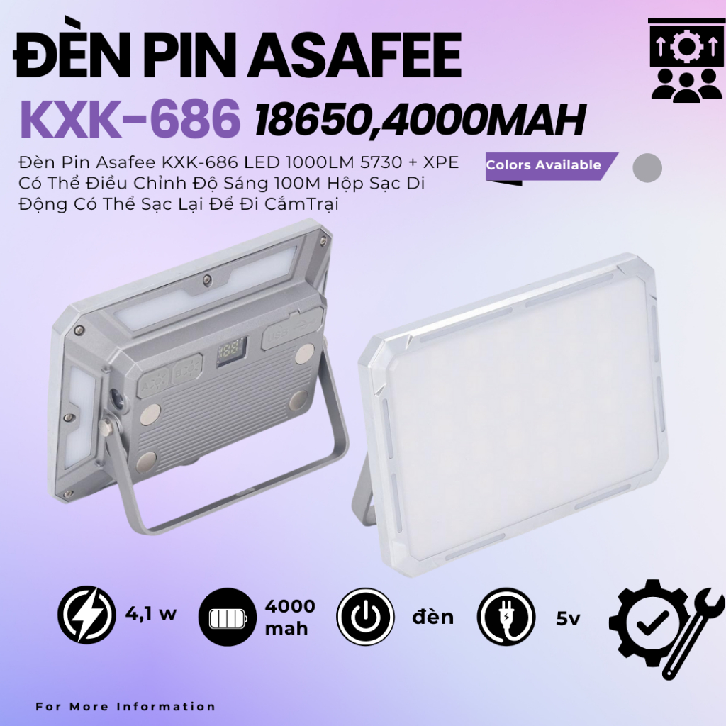 Đèn Pin Asafee KXK-686 LED 1000LM 5730 + XPE Có Thể Điều Chỉnh Độ Sáng ...