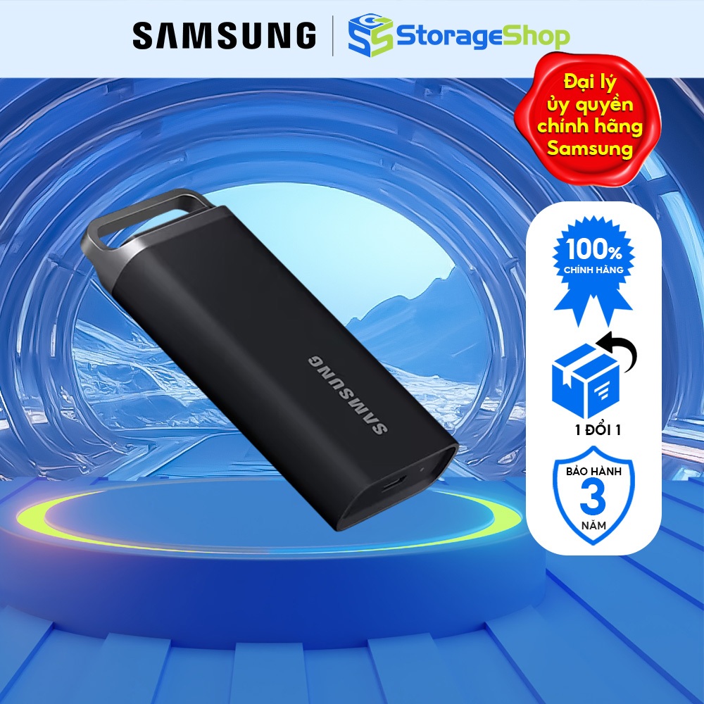 Ổ cứng di động Samsung SSD T5 EVO USB 3.2 Gen 2TB, Tốc độ đọc/ghi 460MB/s, gắn Mac, PC, Laptop ...