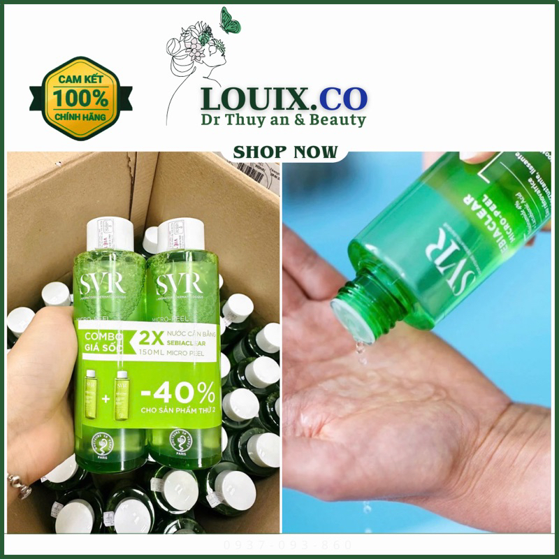 [Công Ty, tem tv] Toner SVR Sebiaclear Micro Peel Nước Cân Bằng Cho Da ...