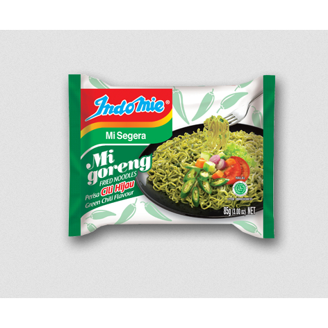 (HSD 11/2025) Mì Trộn Indomie Mi Goreng Cili Hijau Vị Ớt Xanh ( 1 Gói ...