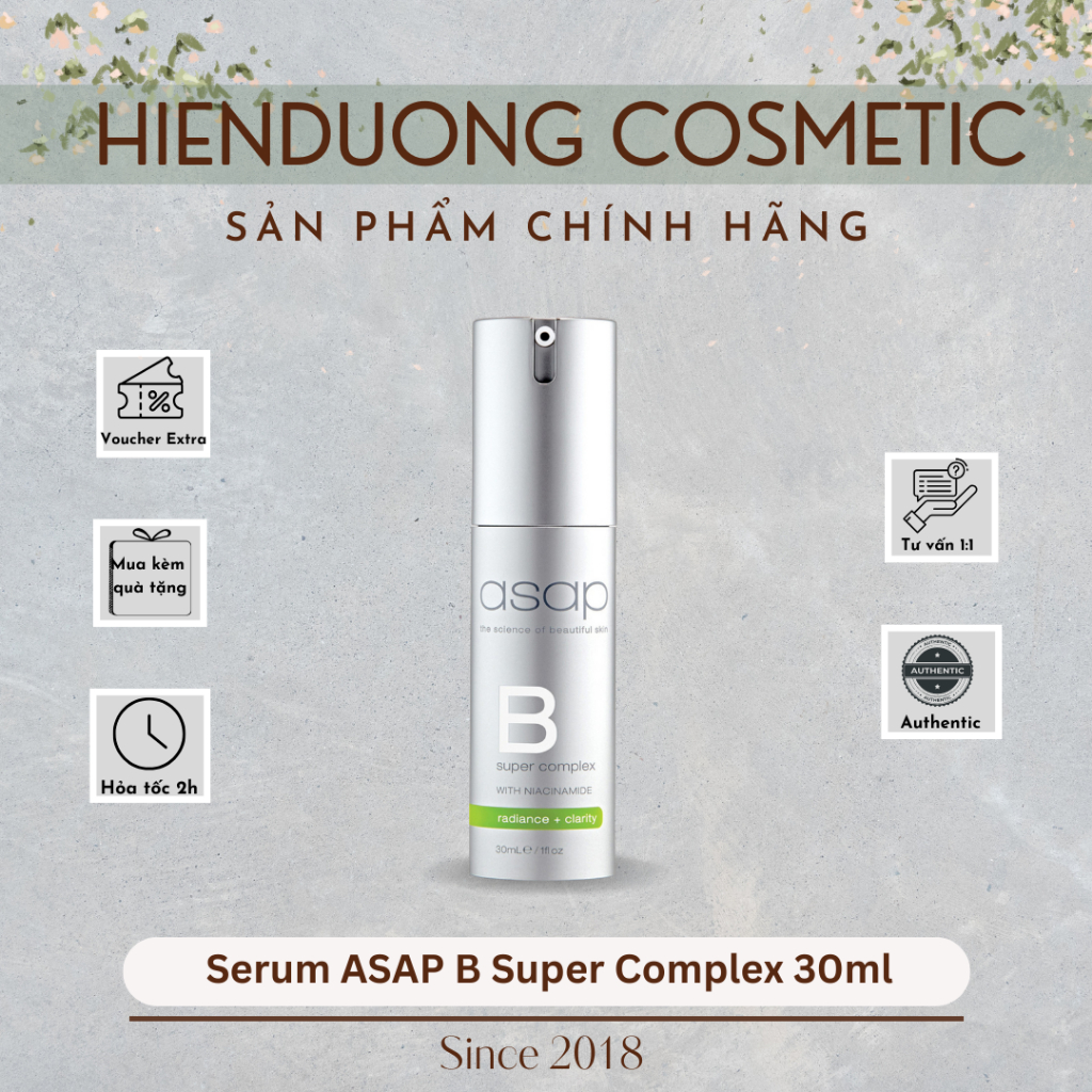 Serum ASAP Super B Complex with Niacinamide (Hàng Công Ty) | Tinh chất ...