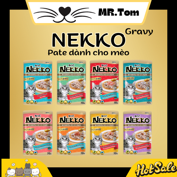 Pate Nekko Gravy cho mèo gói 70g - Pate dinh dưỡng cao cấp | Shopee ...