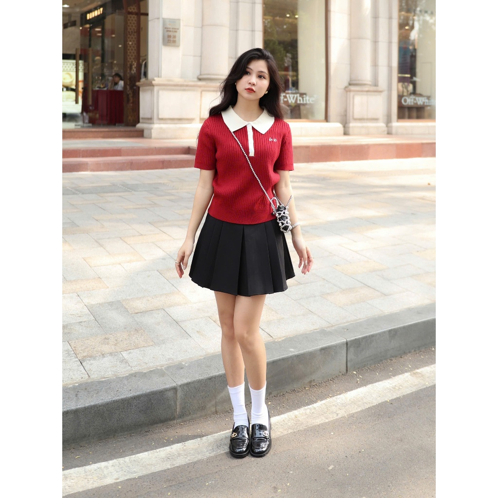 LIN CLOSET [AT922] Áo len dệt kim Premium LINCLOSET style Hàn Quốc ...