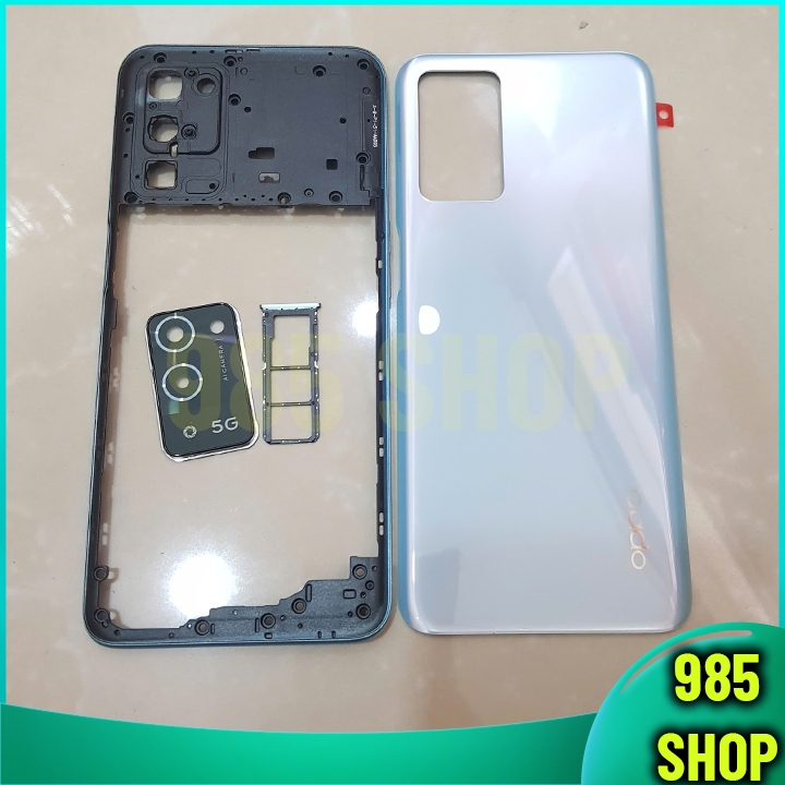 Oppo A56 5G Bộ Nắp lưng Khung viền giữa Kính cam Nút âm lượng Khay sim - 985 Shop | Shopee Việt Nam
