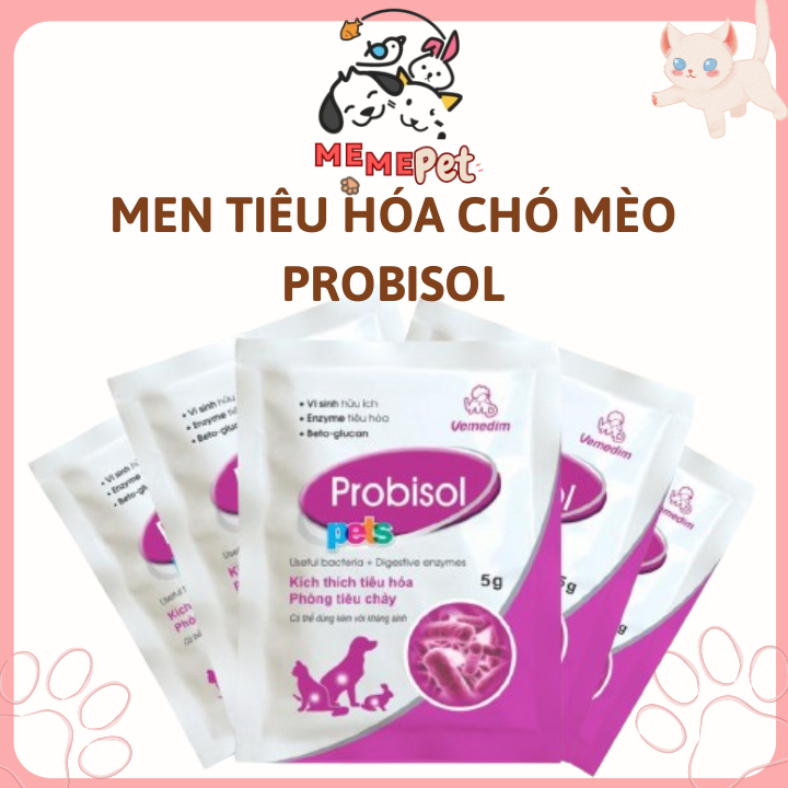 Men Tiêu Hóa Cho Chó Men Probisol hỗ trợ tiêu hóa chó Mèo Cung Cấp Vi ...
