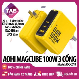 Củ Sạc Aohi The Youth 100w 3 Cổng PD/PPS/QC4 Chính Hãng AOC-C018 - Bảo Hành 12 Tháng | Shopee ...
