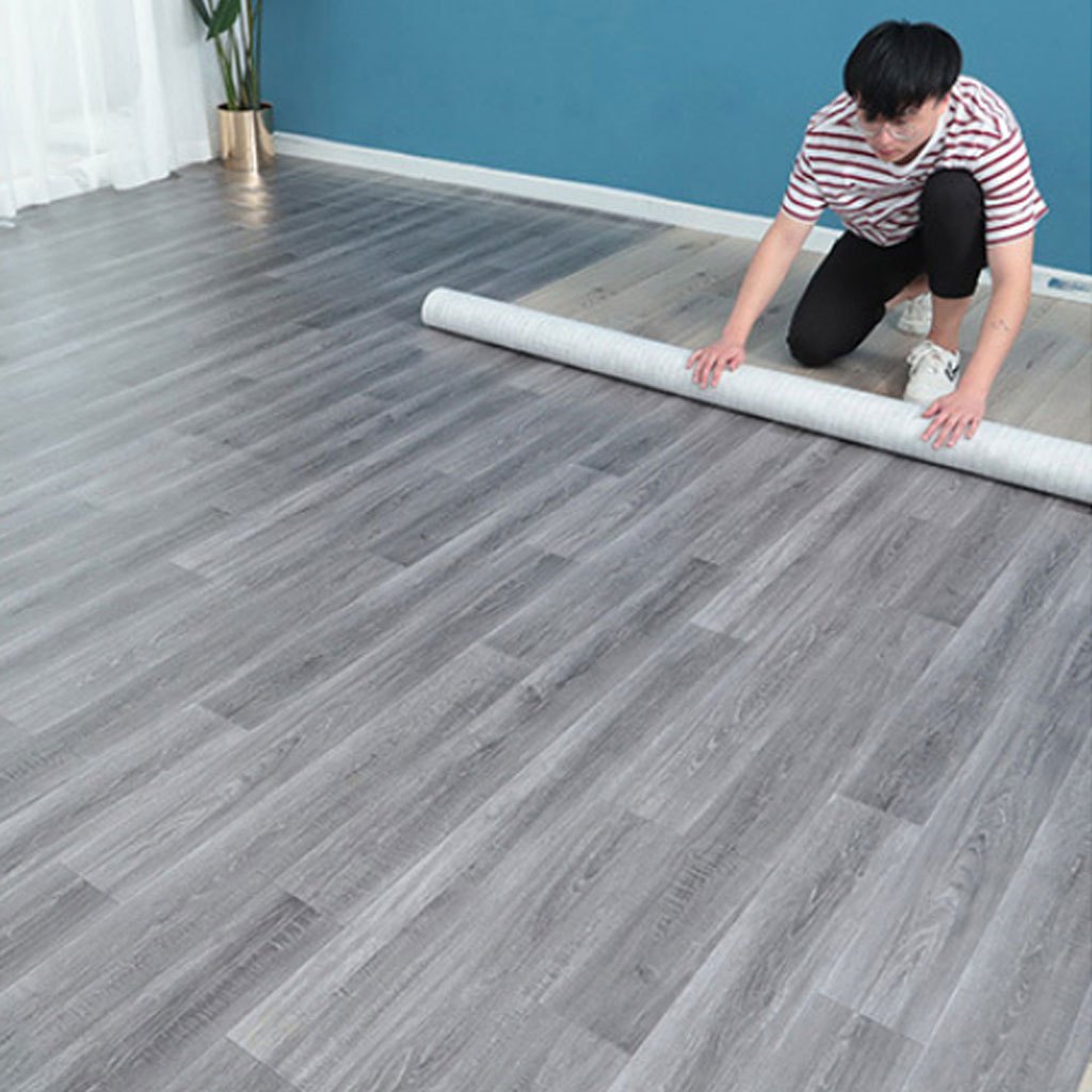 Thảm trải lót sàn simili vân gỗ, miếng simili dán sàn giả gỗ nền nhựa ...