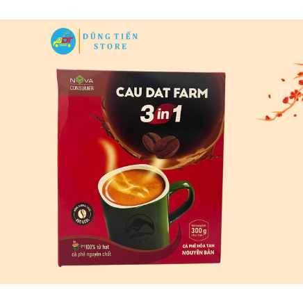 Cà phê CAU DAT FARM 300G(20gx15 gói) | Shopee Việt Nam