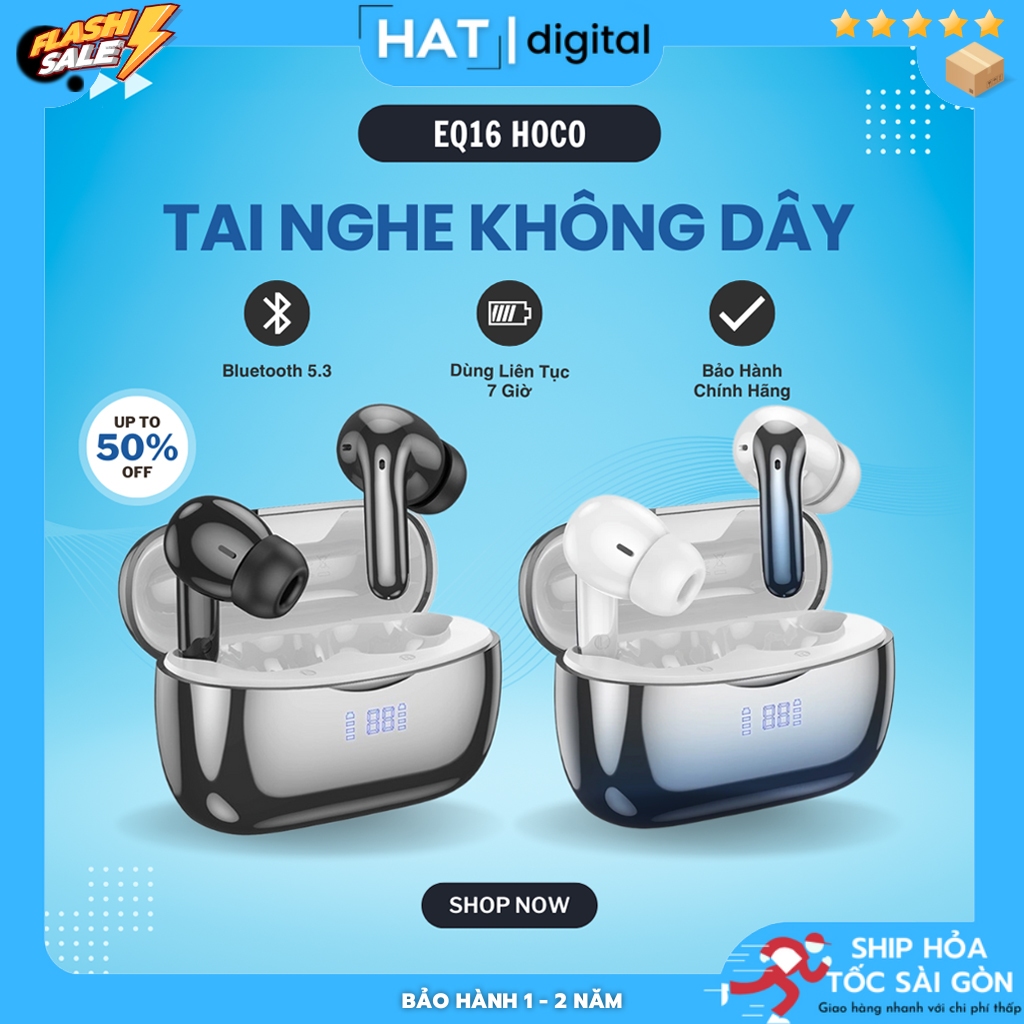 Tai Nghe Không Dây Bluetooth 5.3 HOCO EQ16 | Tai Nghe Bluetooth Hoco ...