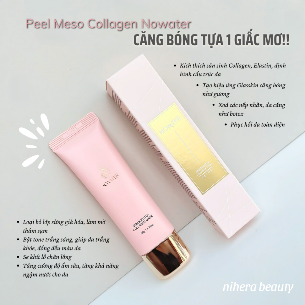 Peel Meso Collagen Nowater Skin Booster 50g | Shopee Việt Nam