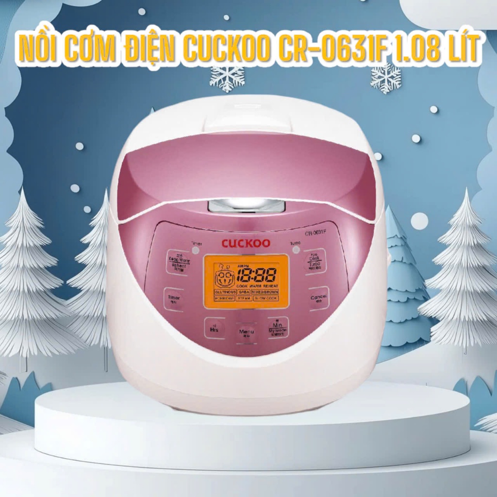 Nồi Cơm Điện Tử Cuckoo 1 lít CR-0631F · Bảo Hành Chính Hãng - made in ...
