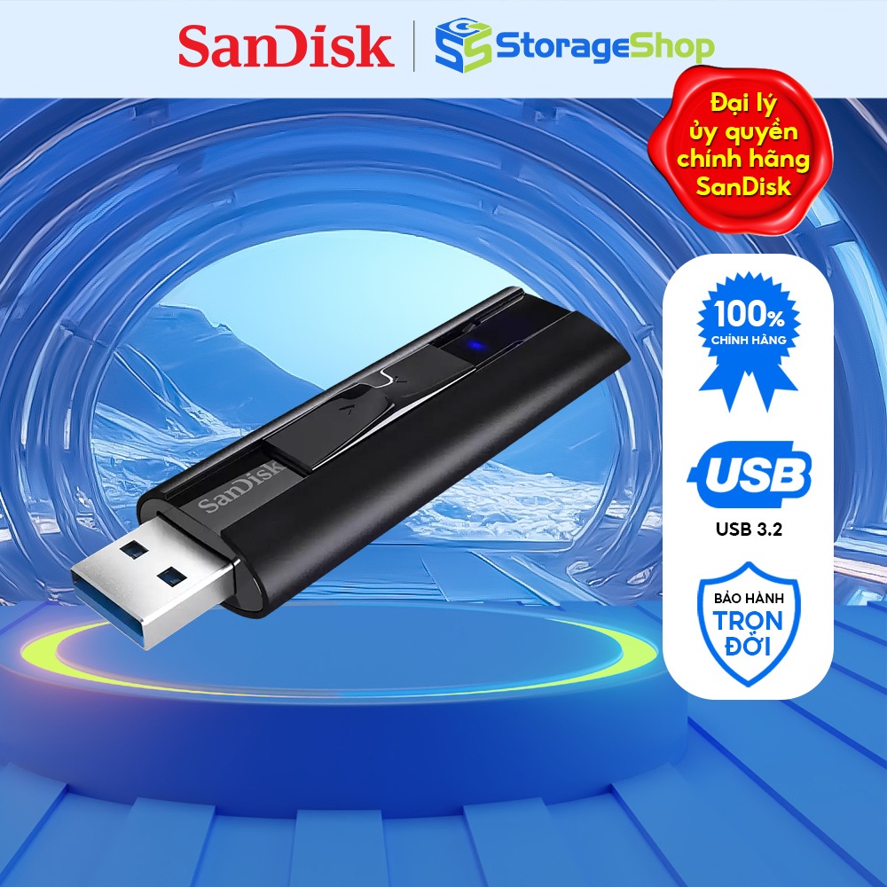 USB Sandisk Extreme PRO USB 3.2 Gen 1 Solid State CZ880 dung lượng ...