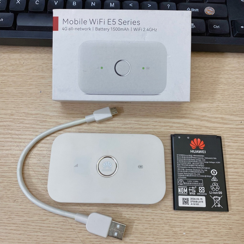 Bộ phát wifi sim 4g MIFI E5573s-856 Pin 1500mAh | Shopee Việt Nam
