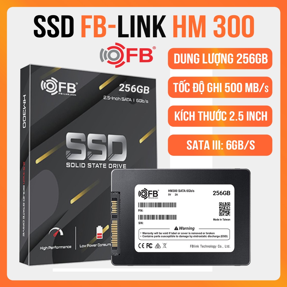 Ổ Cứng SSD FB-LINK HM-300 Dung Lượng 256GB - Ổ Cứng SSD Chuẩn Sata III 2.5" | Shopee Việt Nam