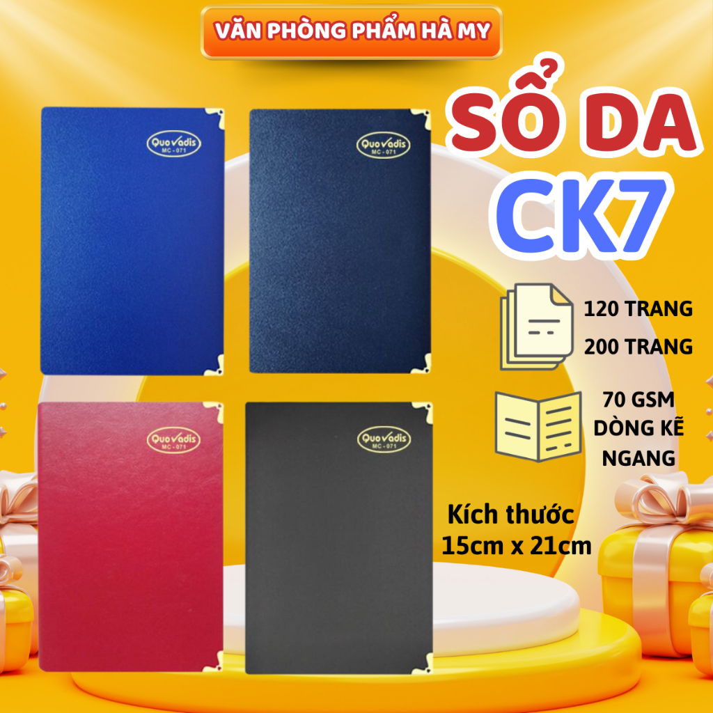 Sổ Da Minh Châu CK7 Nẹp góc đồng, cứng cáp, chắc chắn | Shopee Việt Nam