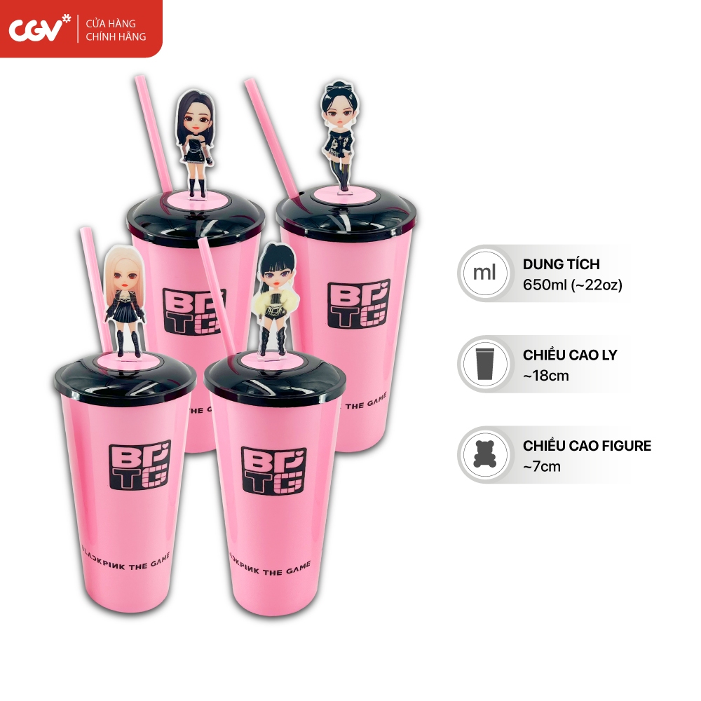 Ly BlackPink CGV Cinemas Vietnam dung tích 650ml (standee topper ...