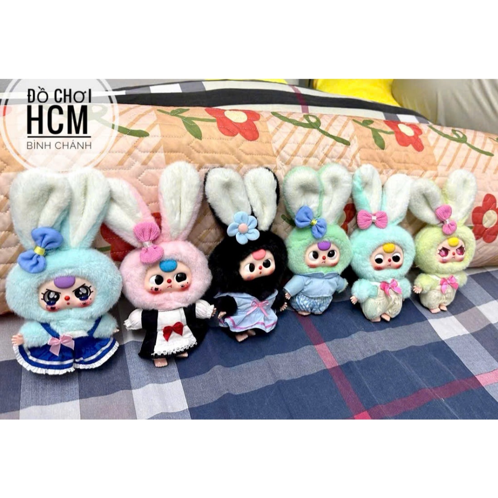 [CHÍNH HÃNG-CÓ MÃ QR] Gấu bông Baby Three Thỏ Macaron, Funny Bunny mầm ...