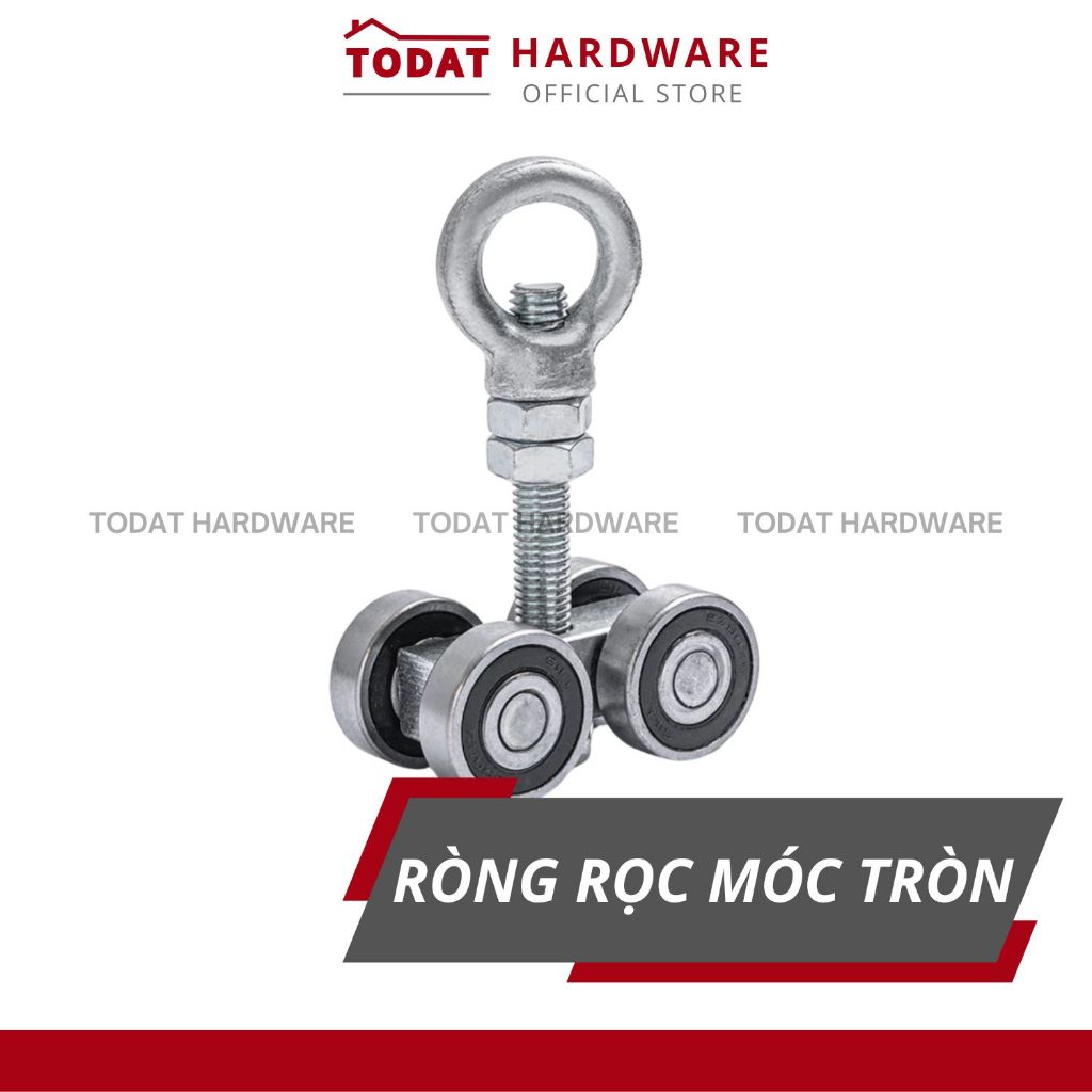 [MÓC TRÒN] Con Lăn Ròng Rọc Treo Heavy Duty tải trọng nặng 400KG loại ...