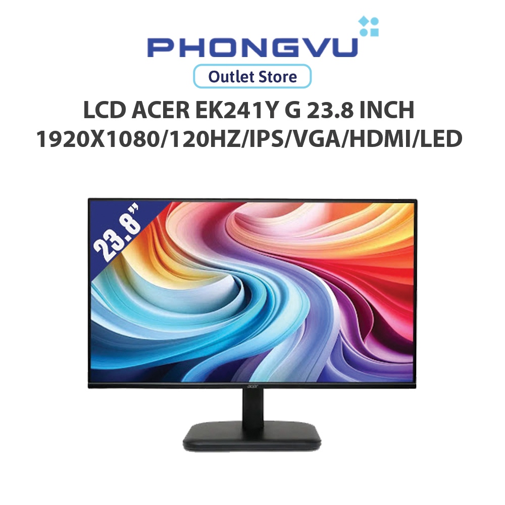 Màn Hình/ LCD ACER EK241Y G 23.8 INCH/1920X1080@120Hz/IPS/VGA/HDMI/LED ...