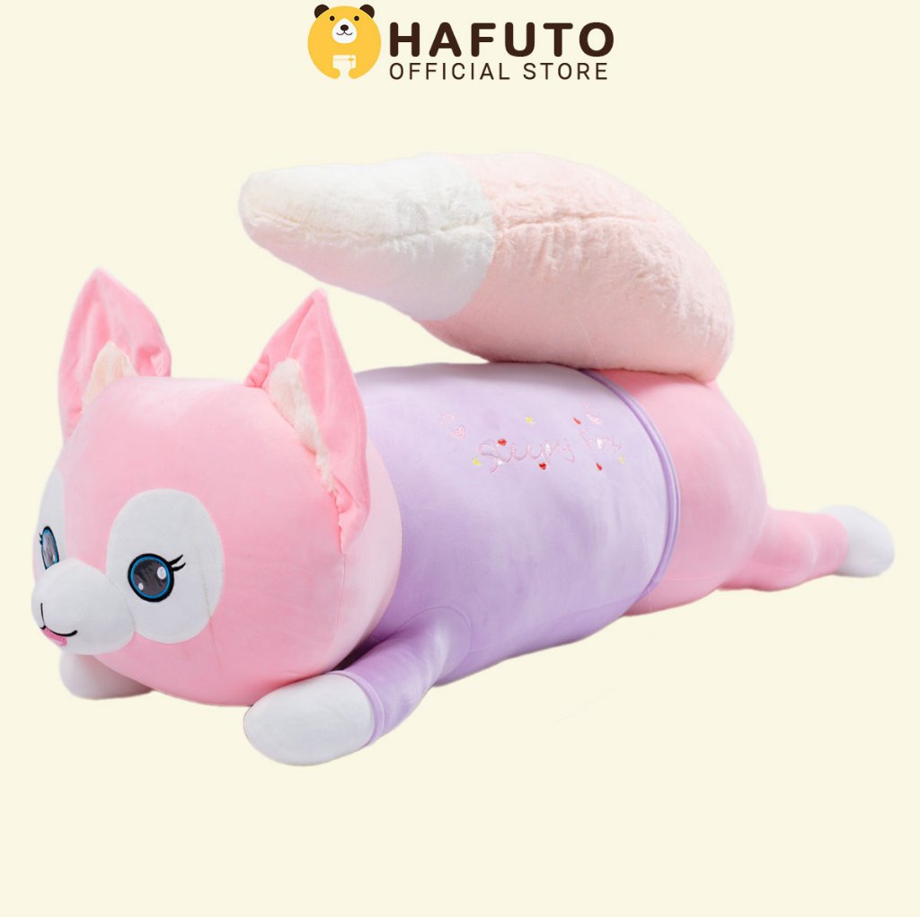 Gấu Bông Gối Ôm Hồ Ly Nằm Đuôi Dài Hafuto, Gấu Bông Cao Cấp Khổng Lồ ...