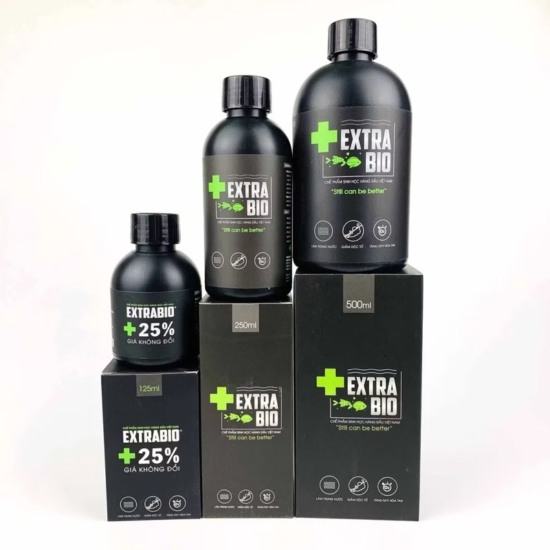 Men Vi Sinh EXTRA BIO (Dạng Nước) 125ml/250ml Cao Cấp Cho Hồ Cá, Bể Cá Cảnh, Thủy Sinh [EXTRABIO ...