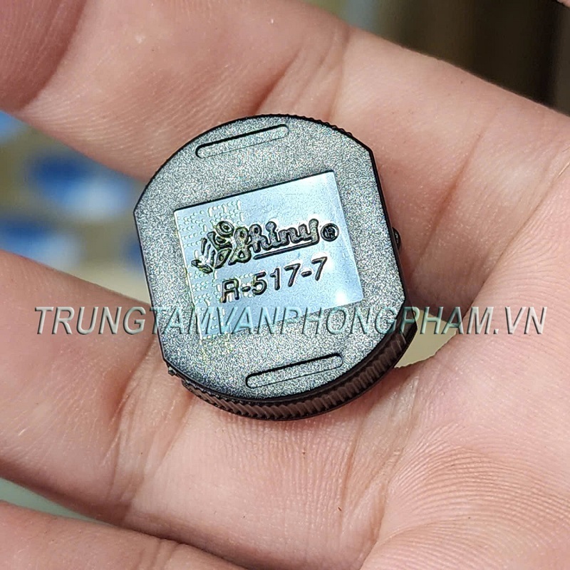 Khay thẻ mực tampon mộc con dấu tròn Shiny Printer R-517-7 | Shopee ...
