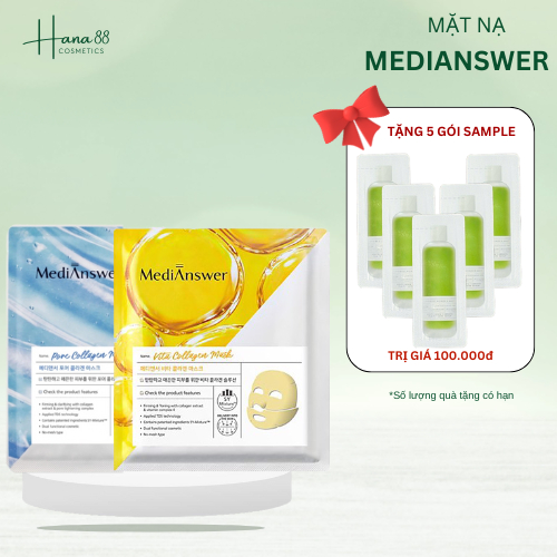 (Kèm quà tặng) Mặt nạ thạch Collagen, Medi Answer Vita Collagen Mask ...