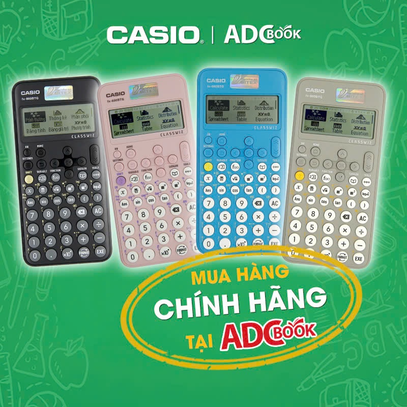 Máy Tính Casio FX-880BTG chính hãng, bảo hành 7 năm - Máy tính cầm tay ...