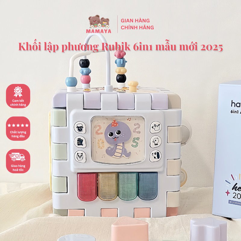 [Mẫu mới 2025] Khối lập phương Rubik 6in1 Haave Bricks phát triển đa ...