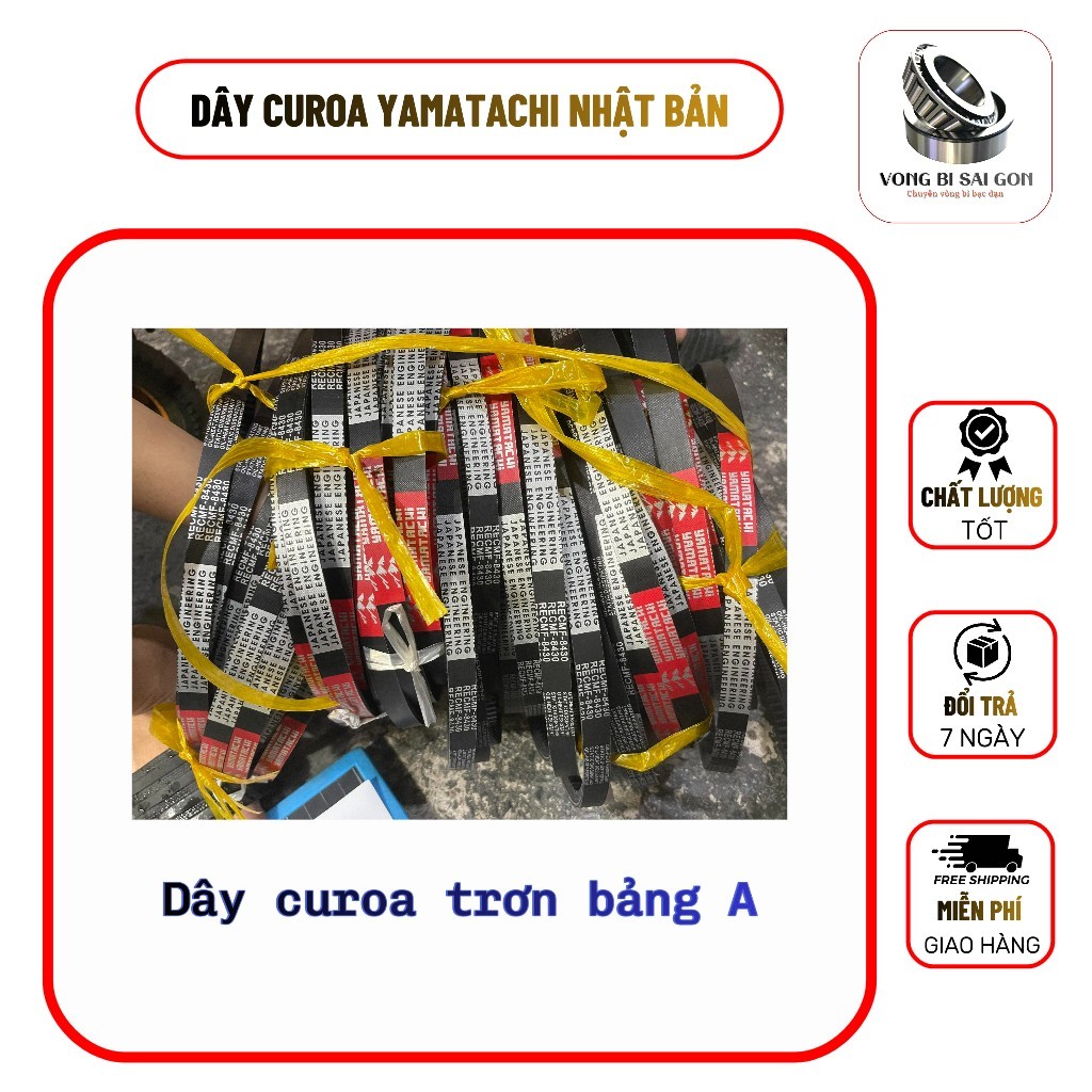 Dây curoa trơn Yamatachi chất lượng Nhật Bản - bảng A40,A41,A42,A43,A44,A45,A46,A47,A48,A49 ...