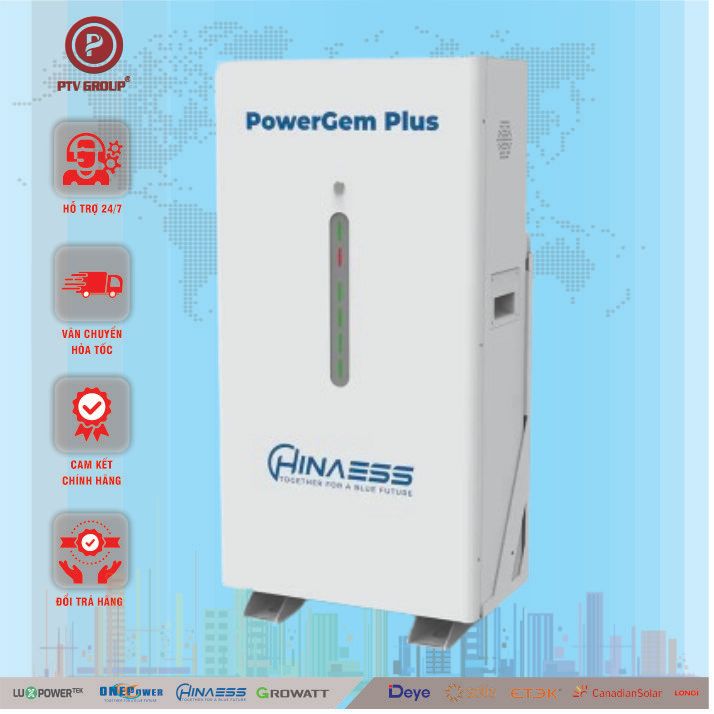 PTV GROUP | Thiết Bị Lưu Trữ I Pin Hina Ess PowerGem 51.2V280Ah 14.3Kwh ...