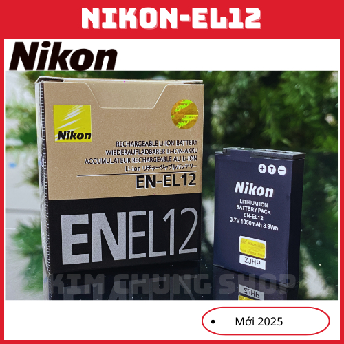 Pin Lithium Nikon EL12 cho Nik Coolpix S610, S710, S630, S620, S640 ...