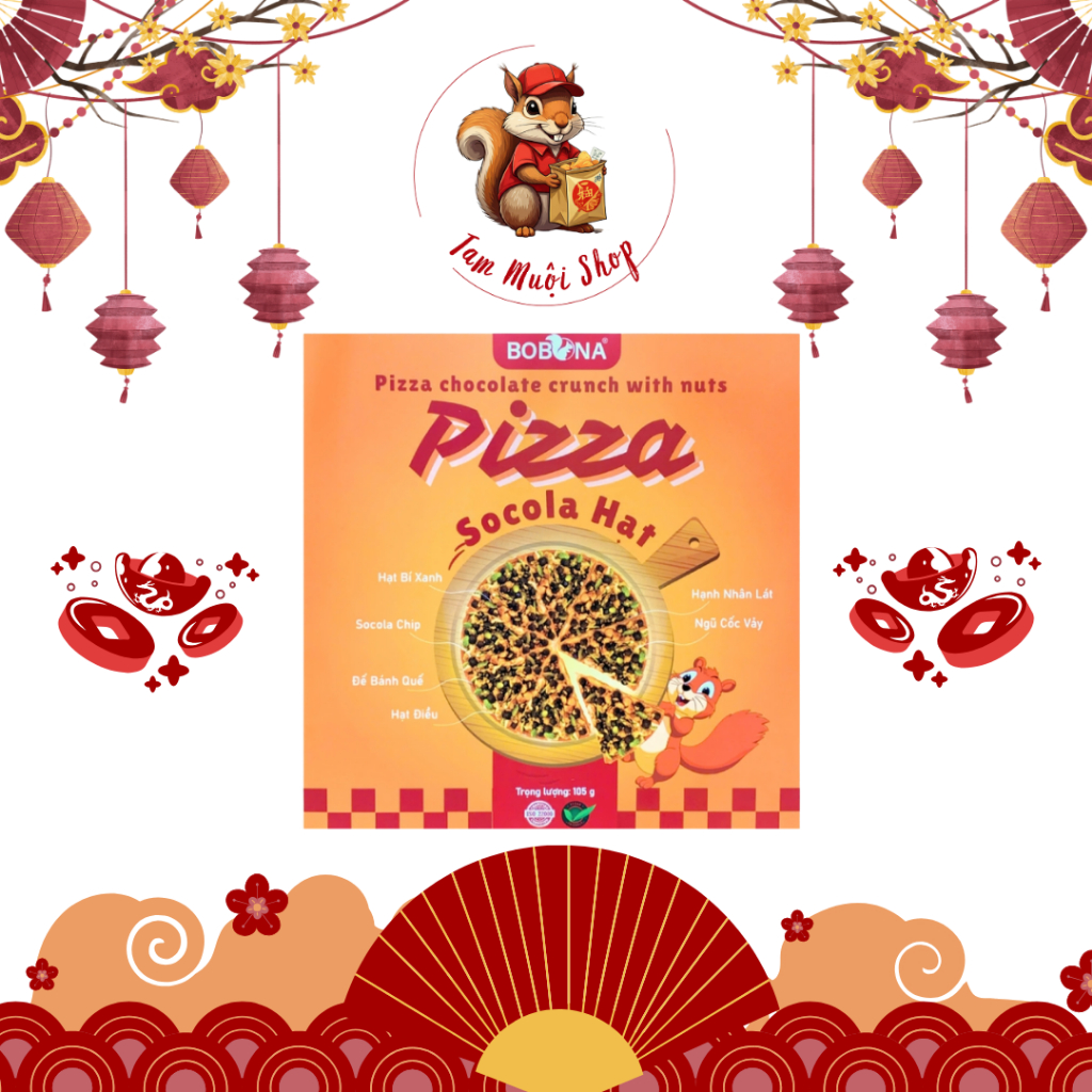 PIZZA SOCOLA HẠT DINH DƯỠNG BOBONA | Shopee Việt Nam