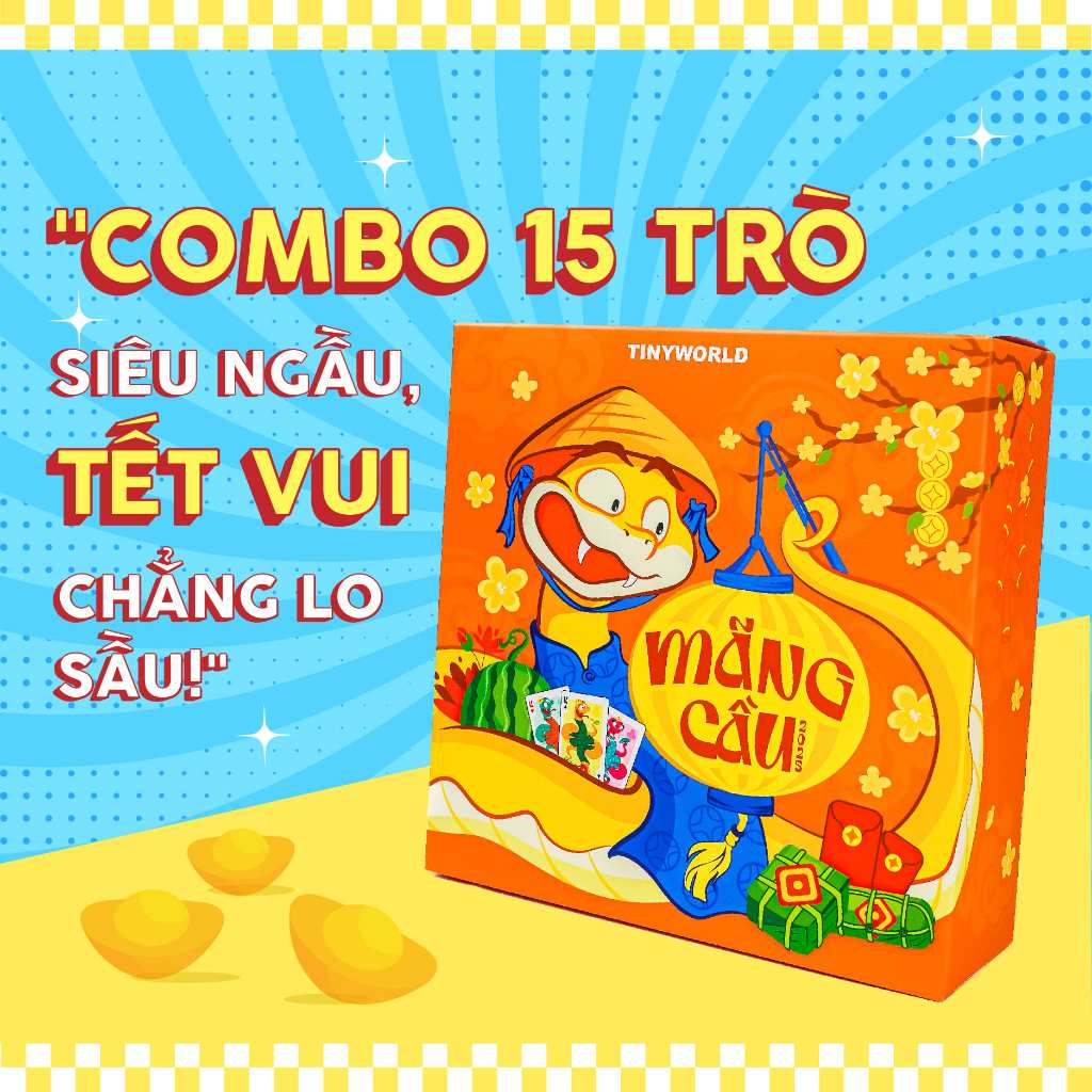 Combo 15 Trò Chơi Boardgame chơiTết 2025 Ất Tỵ Mãng Cầu dành cho nhóm bạn, gia đình - TinyWorld ...