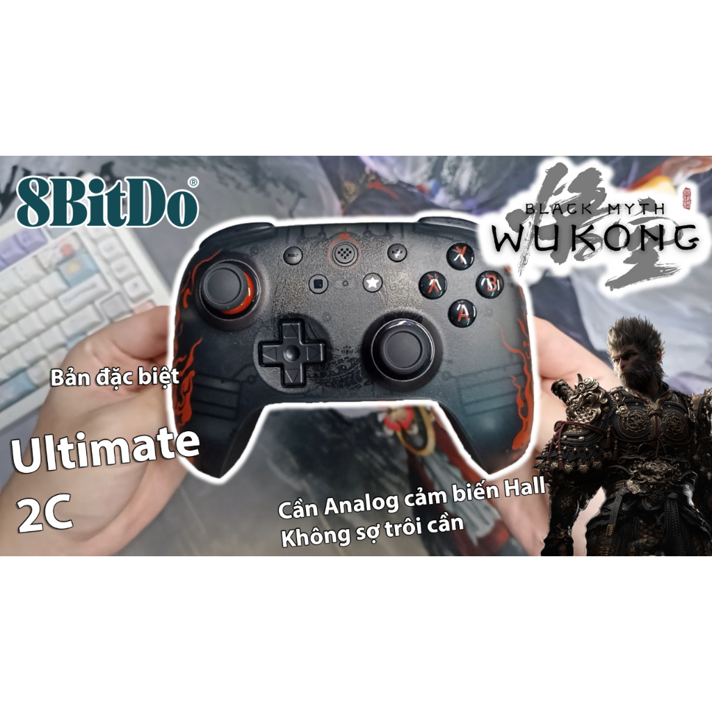 Tay cầm 8BitDo Ultimate 2C Black Myth Wukong | Phiên bản không dây ...