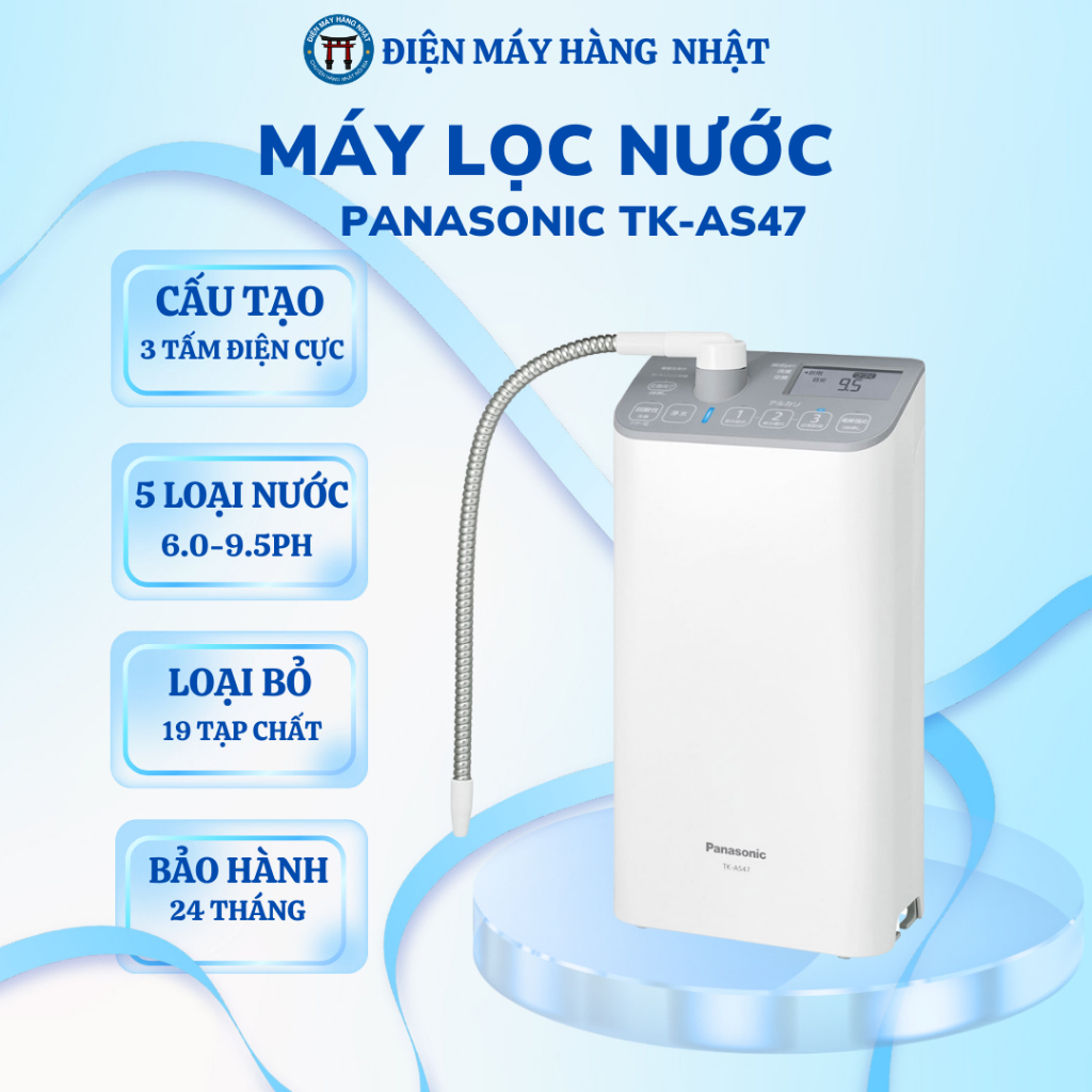 Máy lọc nước tạo ion kiềm Panasonic TK-AS47-H mới nội địa Nhật | Shopee Việt Nam