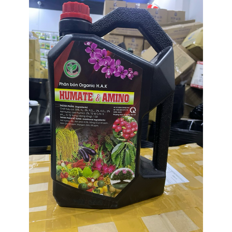 Phân Bón HUMATE & AMINO 5L ,Tăng Trưởng Hiệu Quả, Cải Tạo Đất, Phù Hợp Mọi Loại Cây | Shopee ...