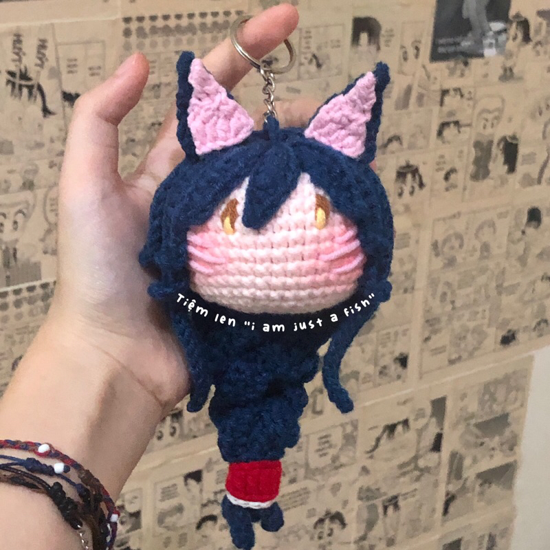 [AHRI - League Of Legends] Handmade Crochet - Móc khoá len Ahri LMHT ...