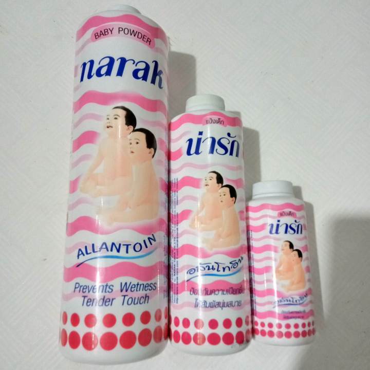 Phấn Rôm Em Bé Narak Thái Lan 25g 150g 350g ( 1 chai) | Shopee Việt Nam
