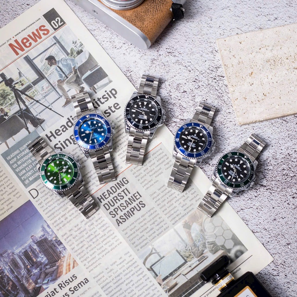 Rolex xoay Chống nước 3ATM ( dây inox đúc đặc) size 40mm | Shopee Việt Nam